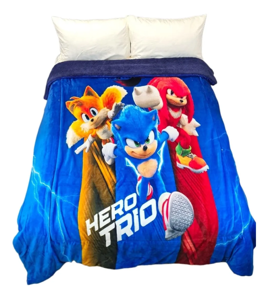 Cobertor Borrega Amigo Sonic Hero Trio – DECOHAUS