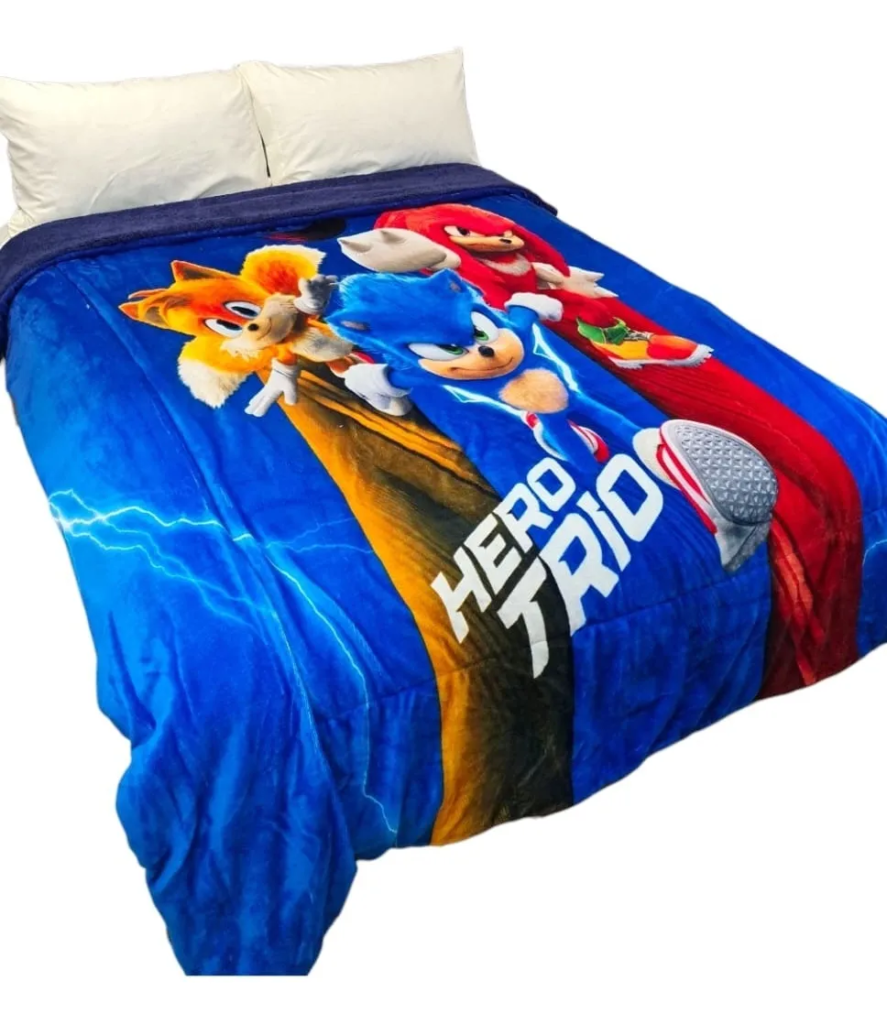 Cobertor Borrega Amigo Sonic Hero Trio – DECOHAUS